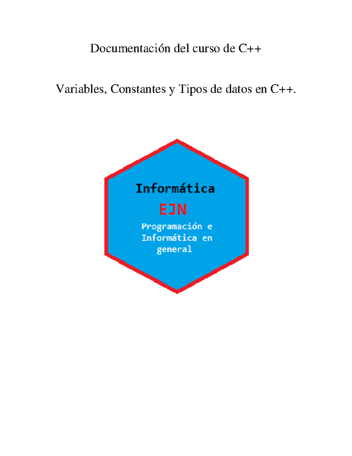2.Variables, Constantes y Tipos de Datos en C++ - Contenido VARIABLES Y ...