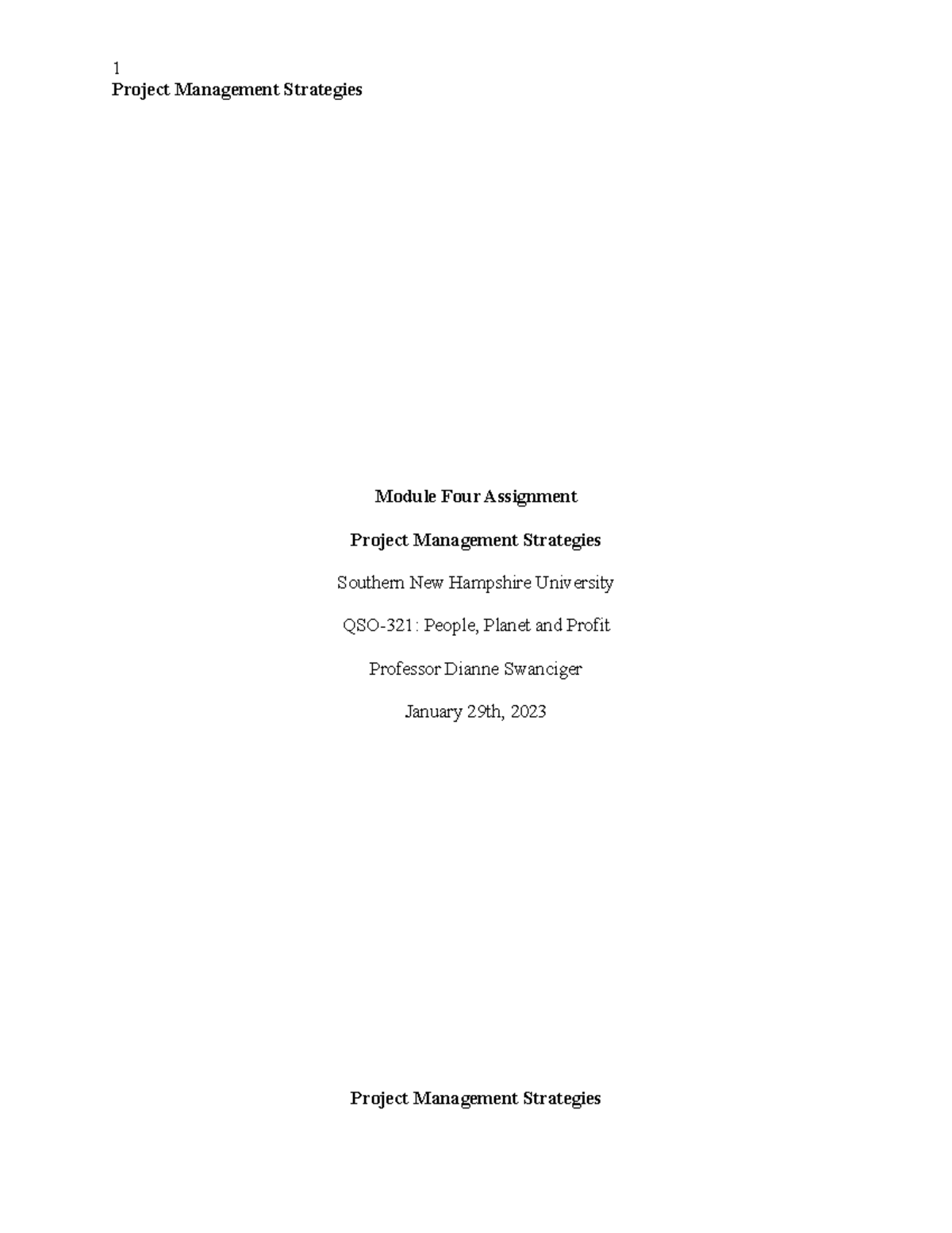 Mod4 Navarro - Mod - Project Management Strategies Module Four ...