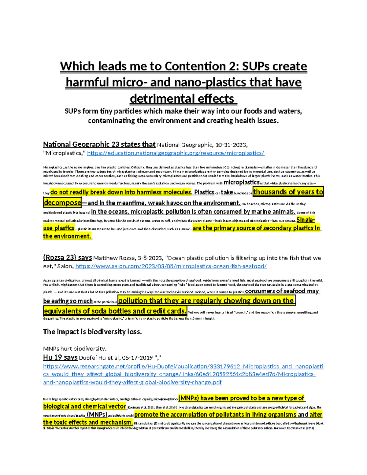 Aff C2 trade - debate contetnion - Which leads me to Contention 2: SUPs ...