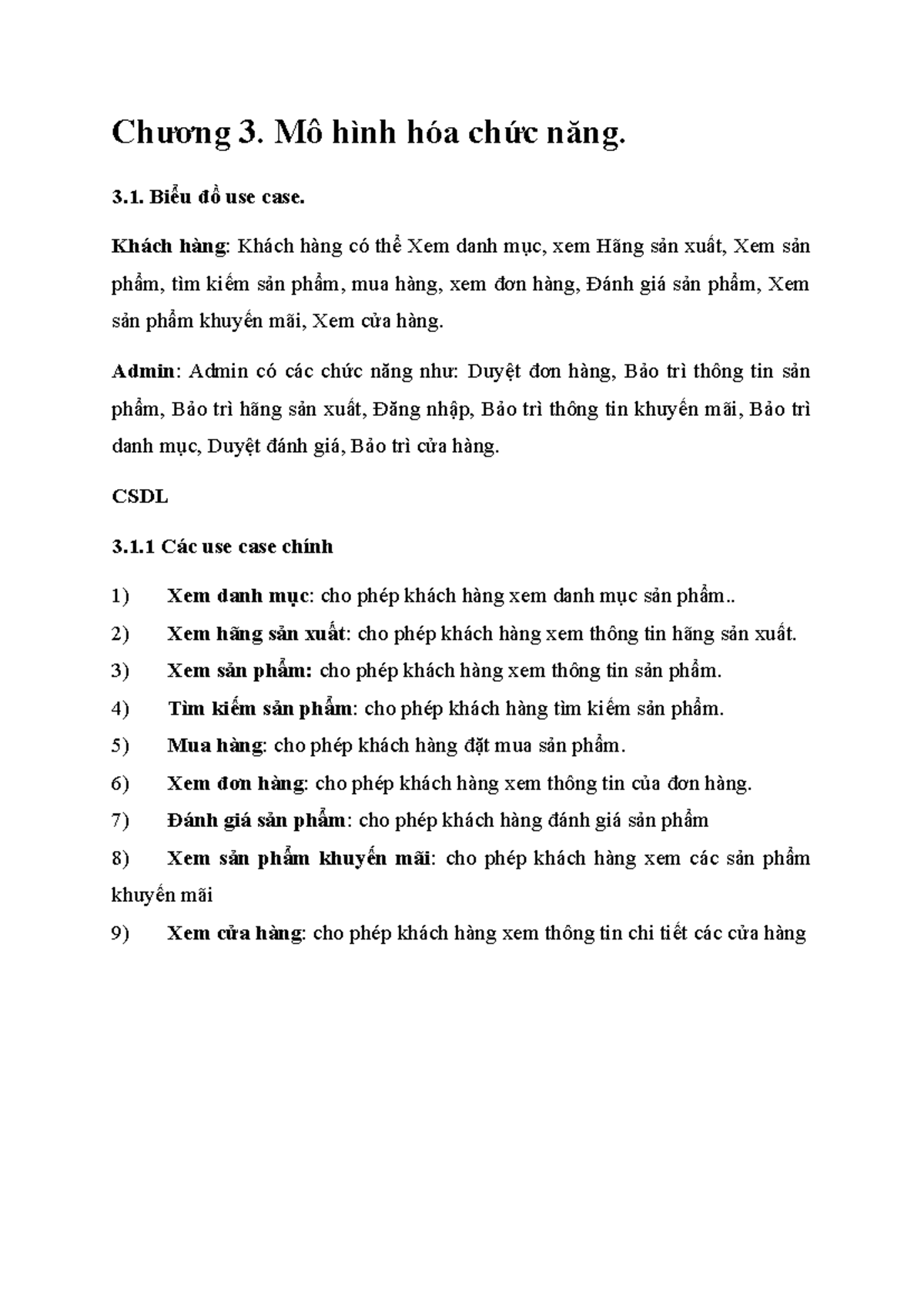 Chương3.dacta - sdfsg - Chương 3. Mô hình hóa chức năng. Biểu đồ use ...