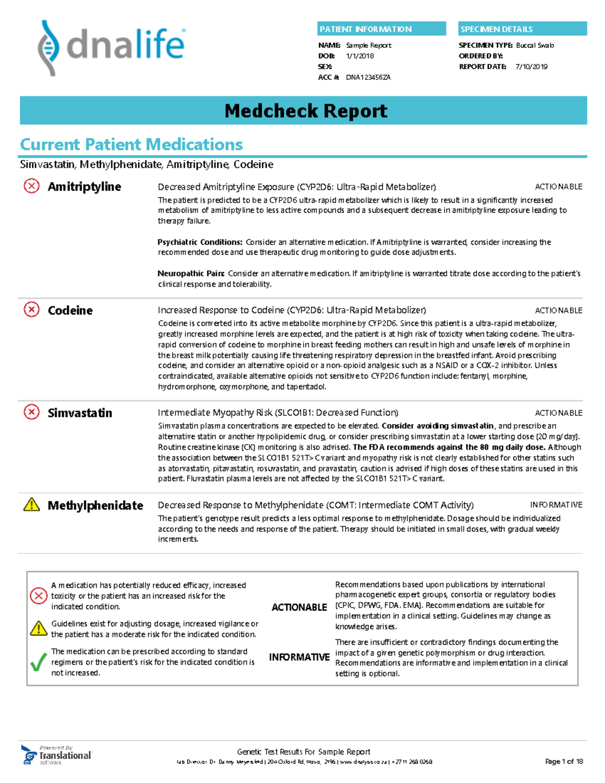 Dnalife-Medcheck-Comprehensive-Sample-Report 2019 - Medcheck Report ...