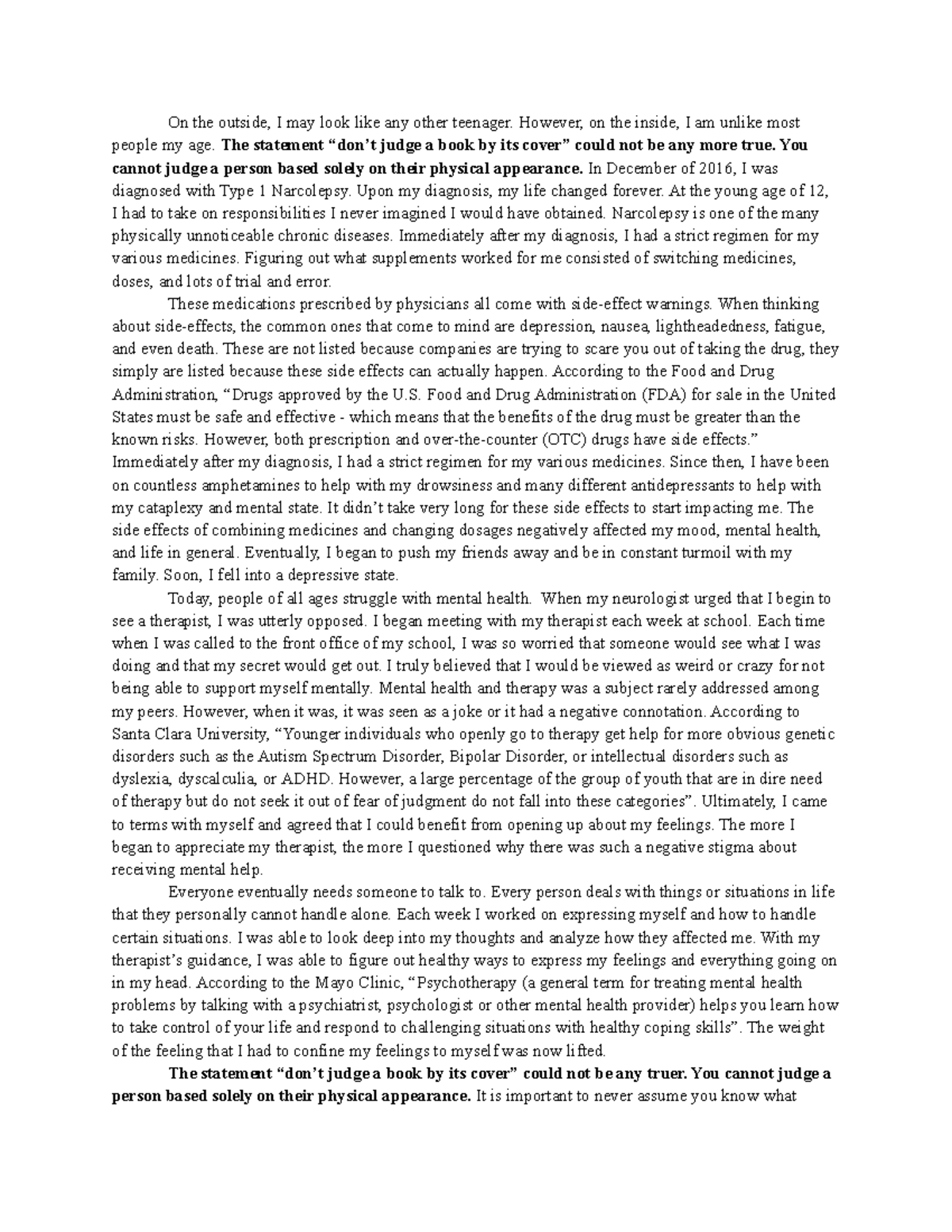 Op Ed Public Intellectual Project - On the outside, I may look like any ...