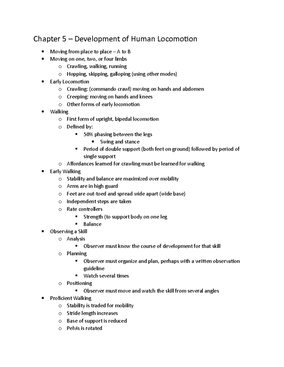 Chapter 5 notes - Toddler and early adolescent development of ...