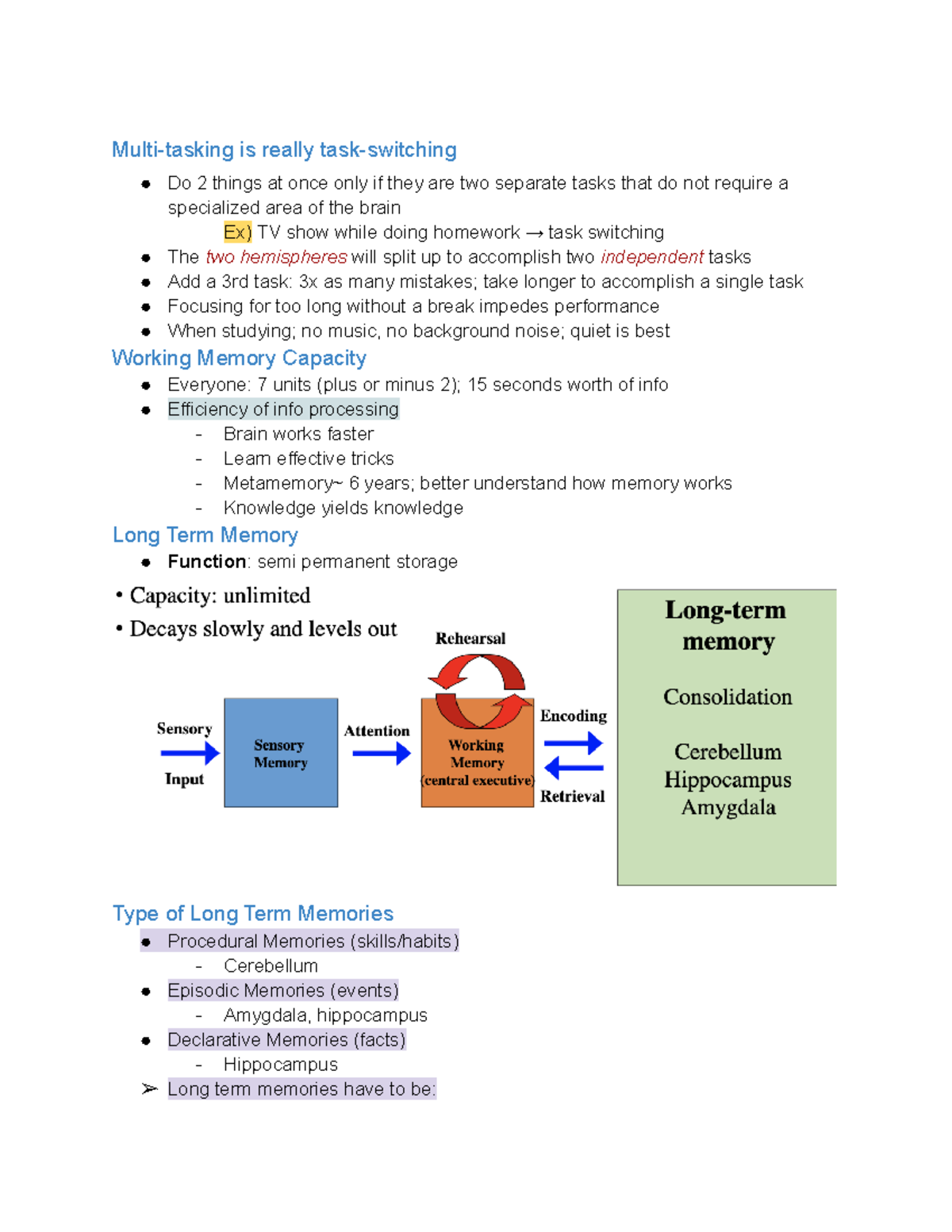 Ch5 psyc160 LECTURE Notes - Multi-tasking is really task-switching Do 2 ...