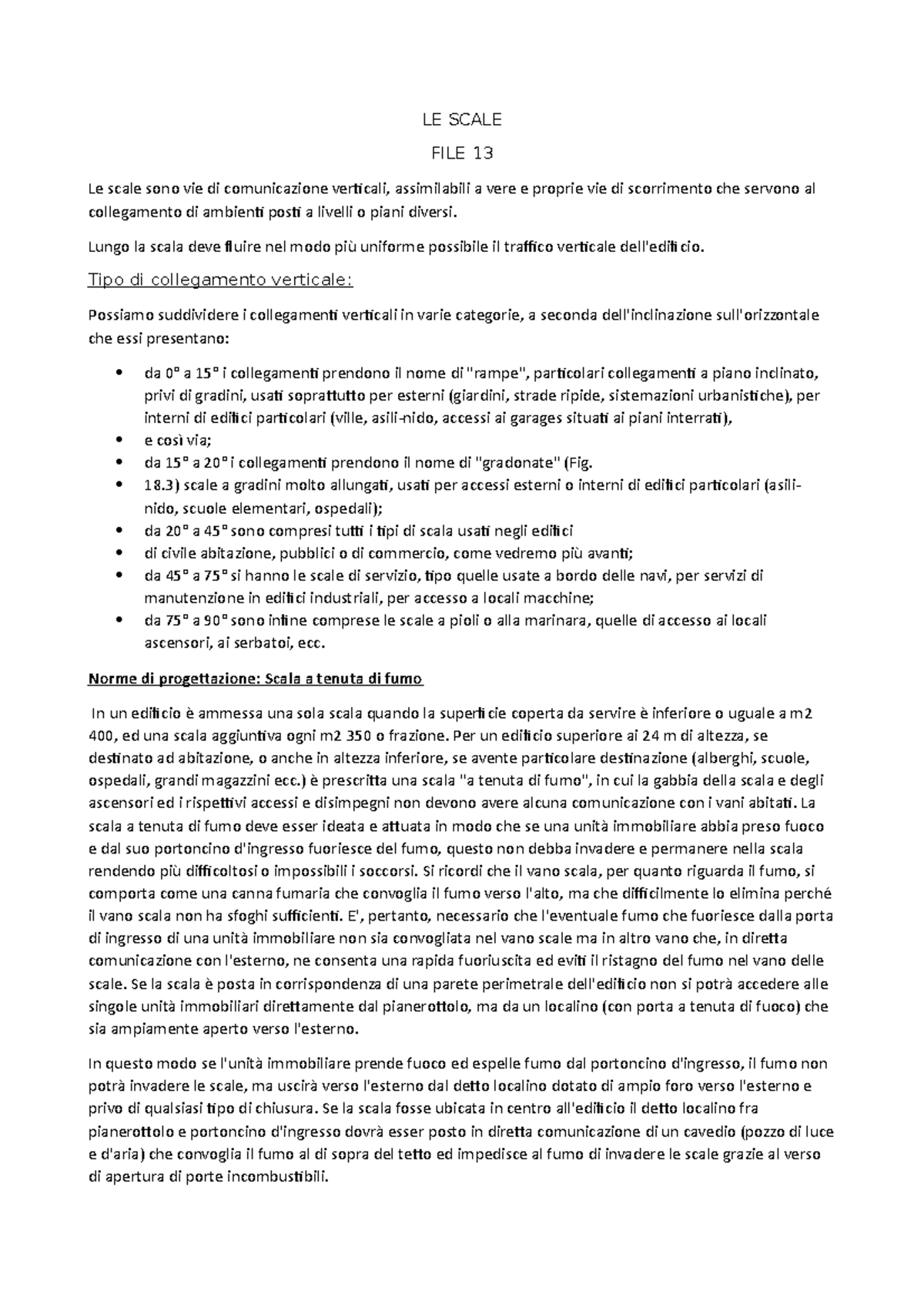 13-LE Scale - mm mmmmmmm - LE SCALE FILE 13 Le scale sono vie di ...