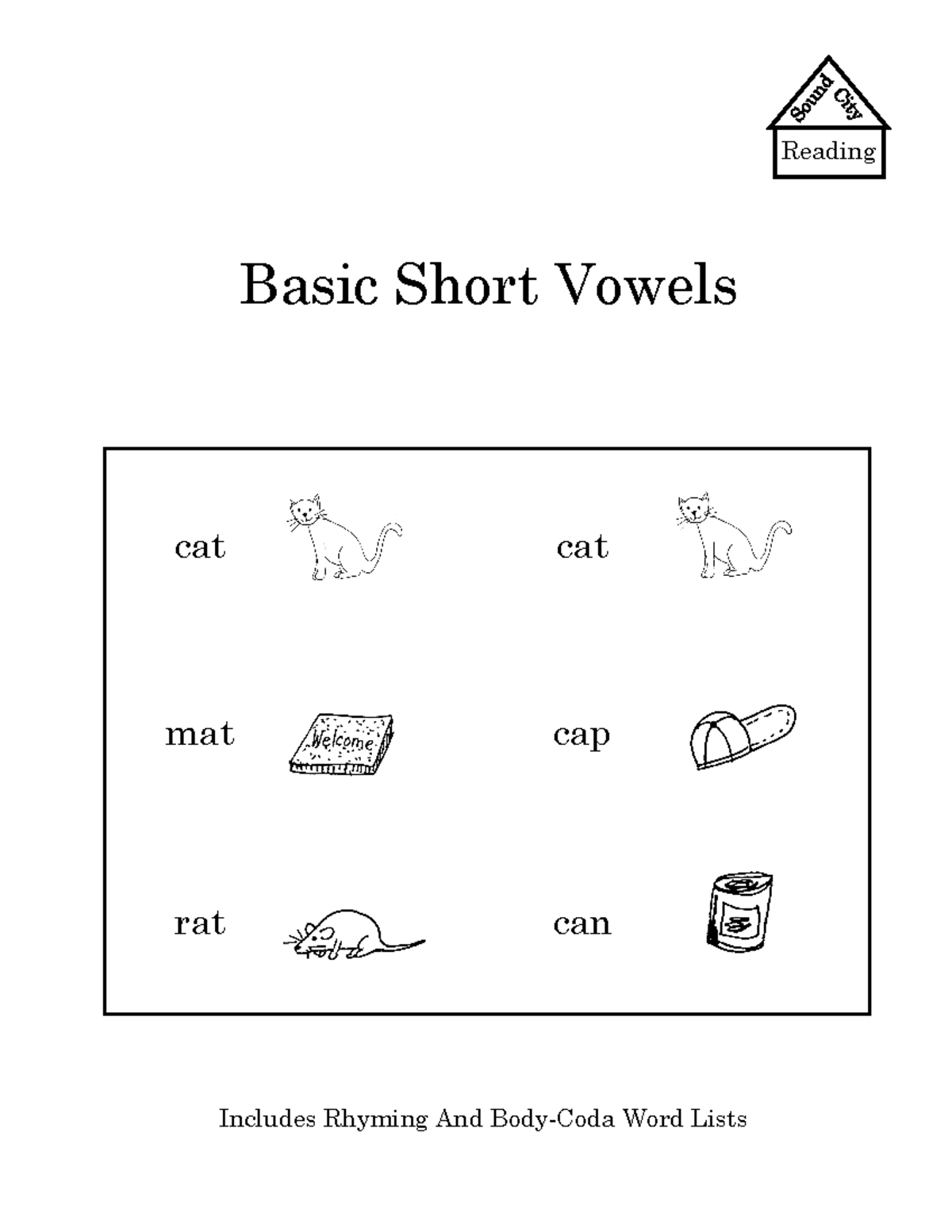 Basic-short vowels-aug2016 - Basic Short Vowels Includes Rhyming And ...