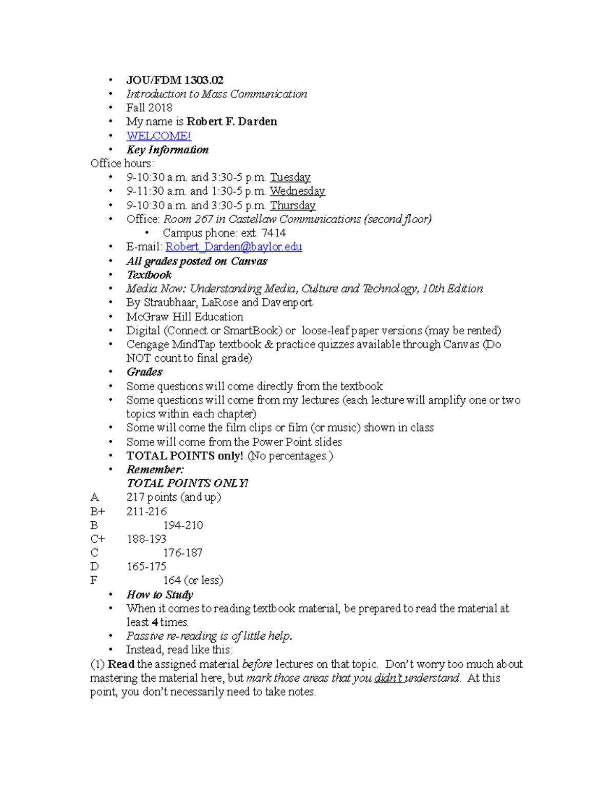Chapter 1 PPT Notes JOU-FDM 1303 - 1303 Introduction to Mass ...