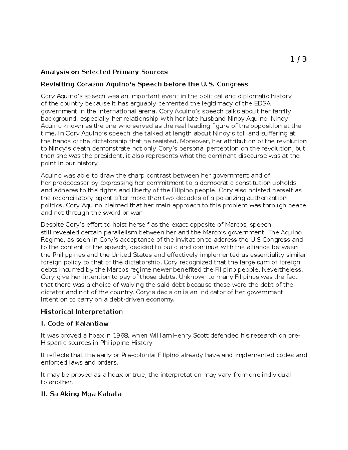 RIPH- Reviewer- Complete - Readings in Philippine History - PangSU ...