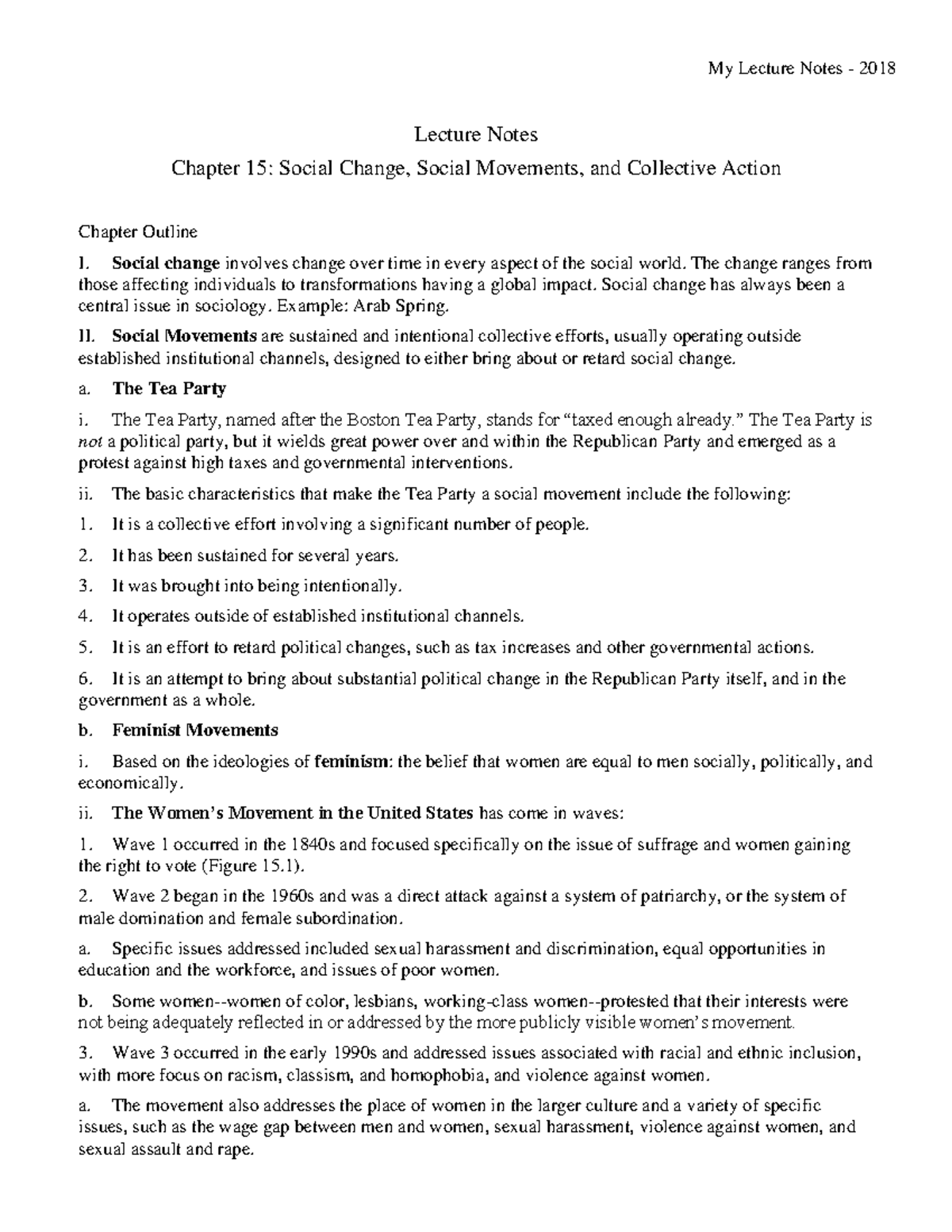 Chapter 15 Lecture Notes - SOC 101 - CSN - Studocu