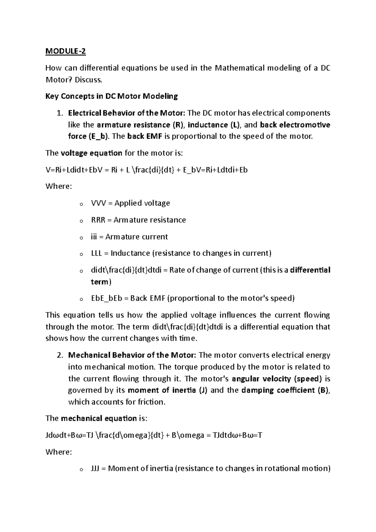 Symbolic Manipulation - MODULE- 2 How can differential equations be ...