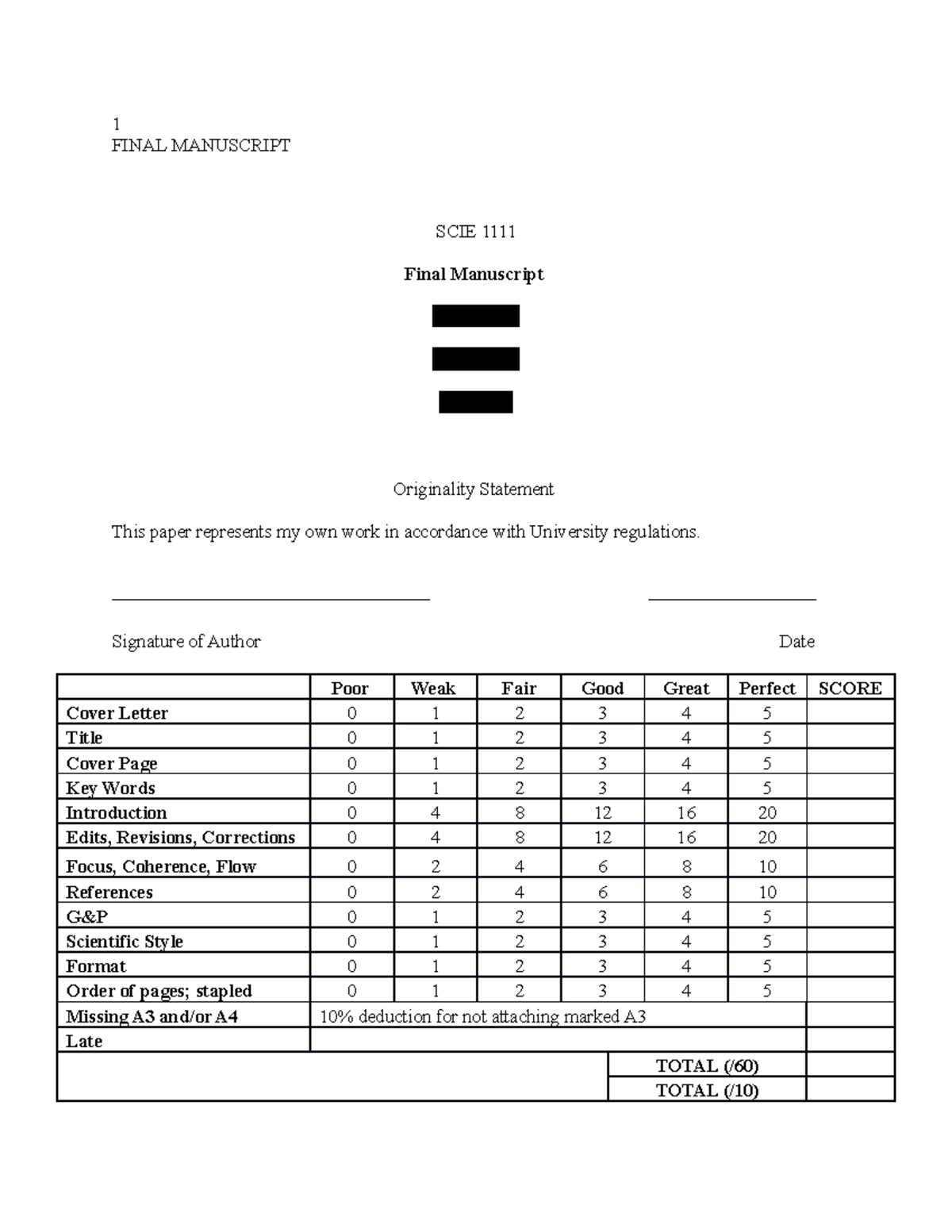 Final Manuscript - The last big assignment that combines assignments 3 ...