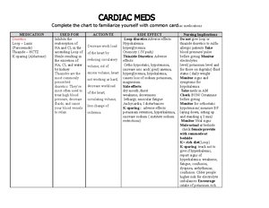 Cs-cardiac-008-heart rhythms signs and symptoms - - Studocu