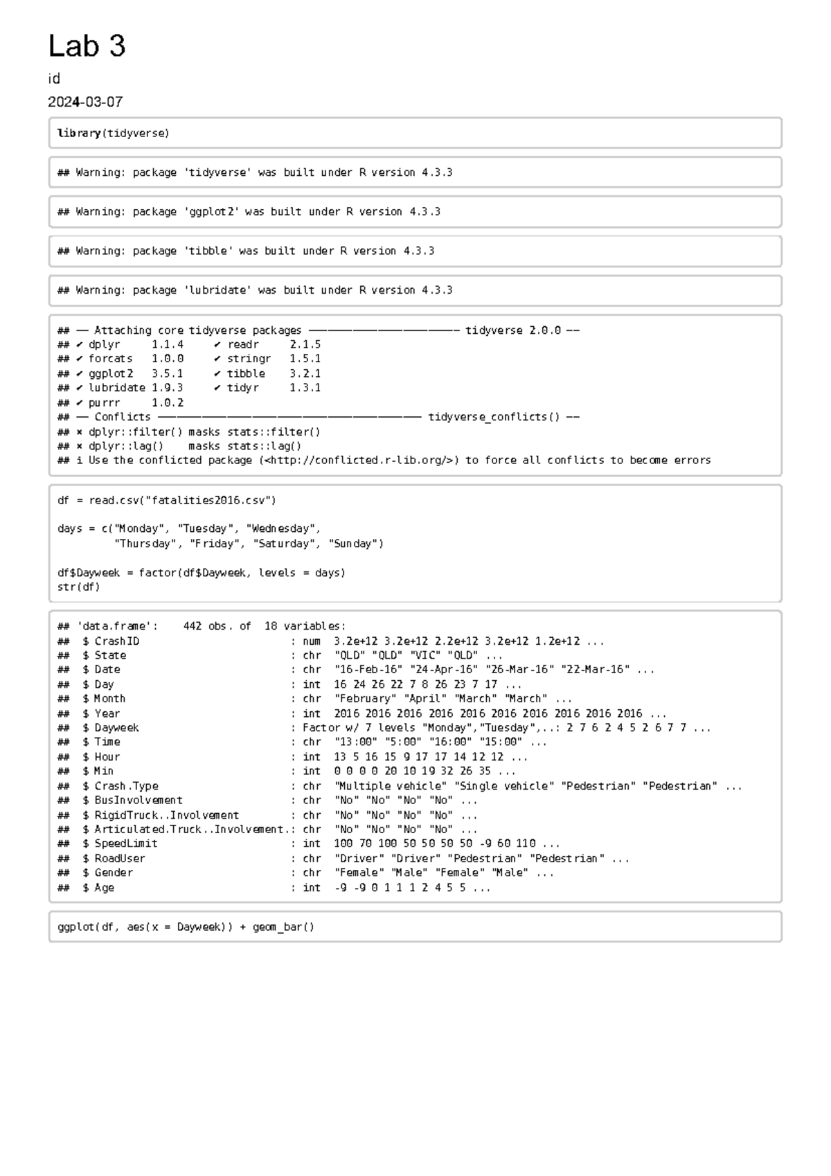 Lab3 - wk3 - Lab 3 id 2024-03- library(tidyverse) Warning: package 'tidyverse' was built under R ...