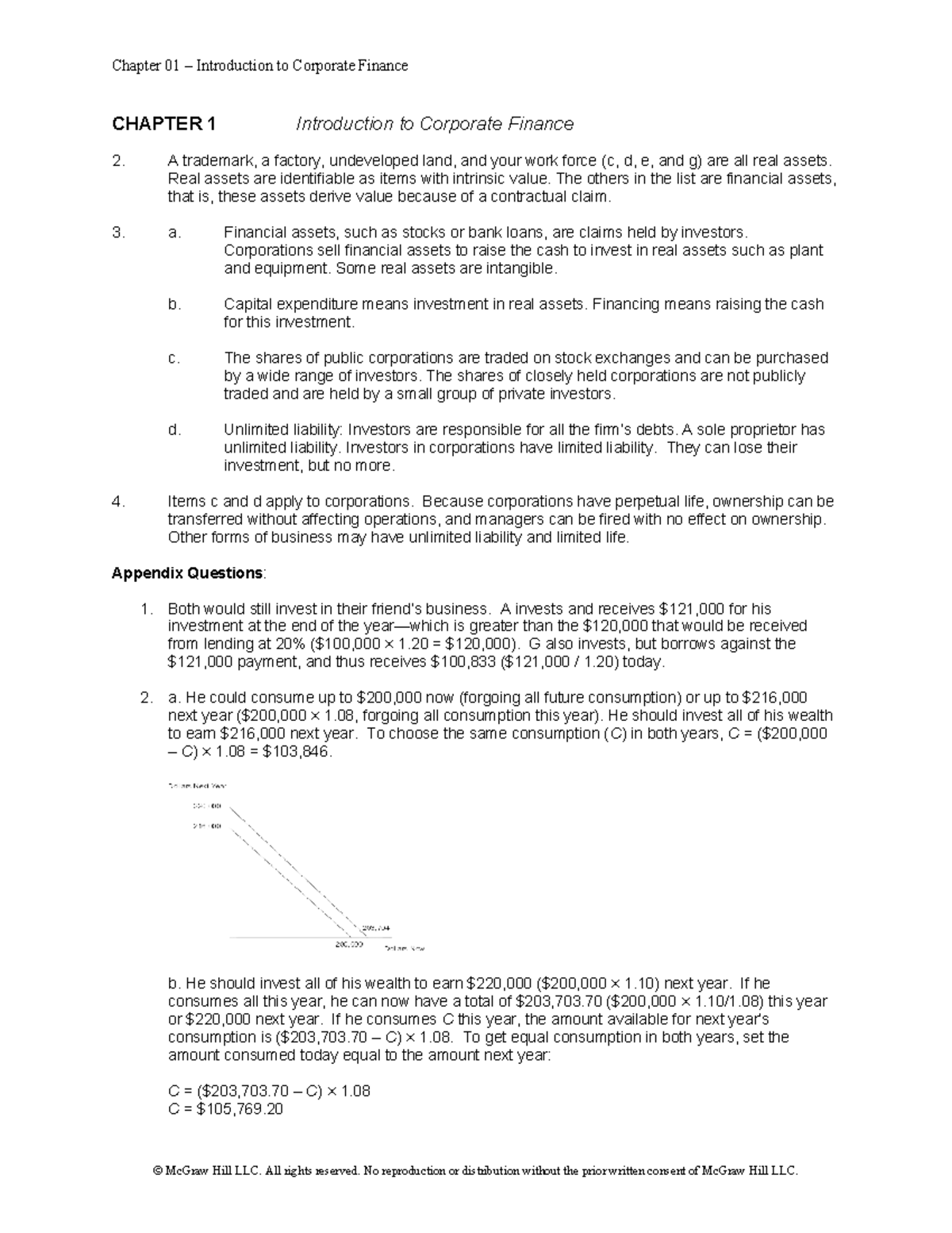 CH1-yes - Chapter 01 – Introduction to Corporate Finance CHAPTER 1 Introduction to Corporate ...