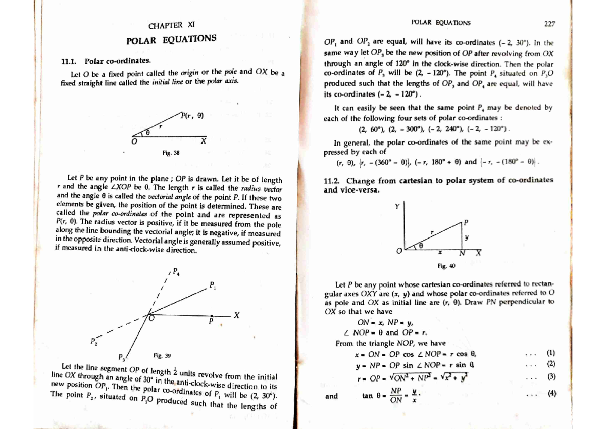 Polar Equations - Analytical Geometry of two dimensions - Calcutta ...