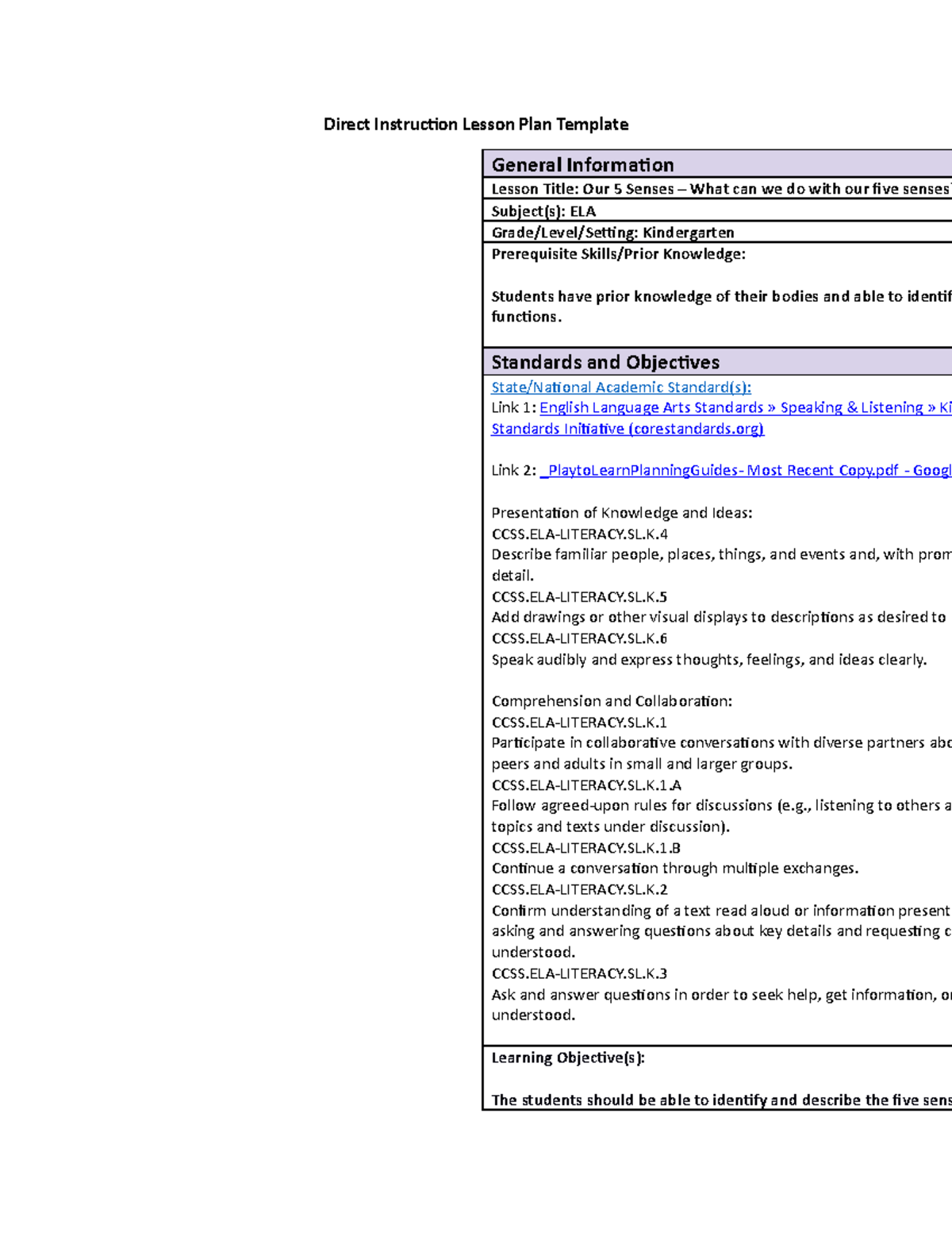 Direct Instruction Lesson Plan ,m;lkh;kljb;lkm';kl;kvhjlkj - Direct ...