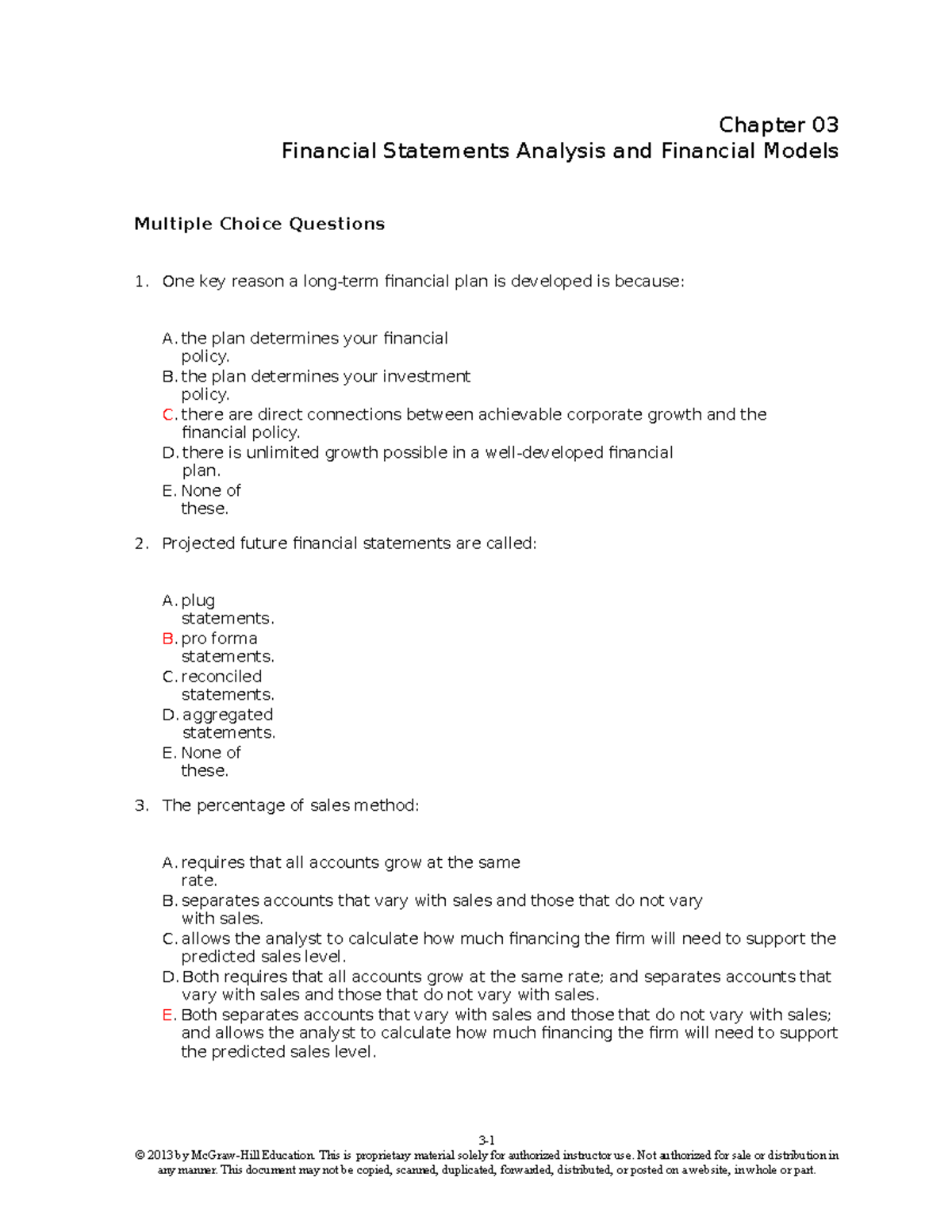 TBChap 003 - 8465faga - Chapter 03 Financial Statements Analysis and ...