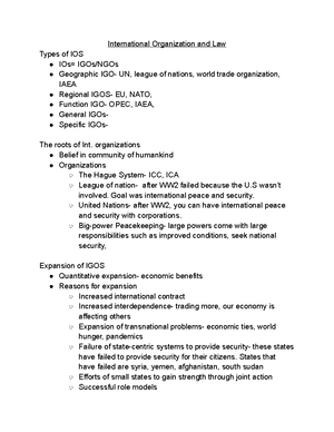 Chapter 7 international Relations - Chapter 7 North-South relations The ...