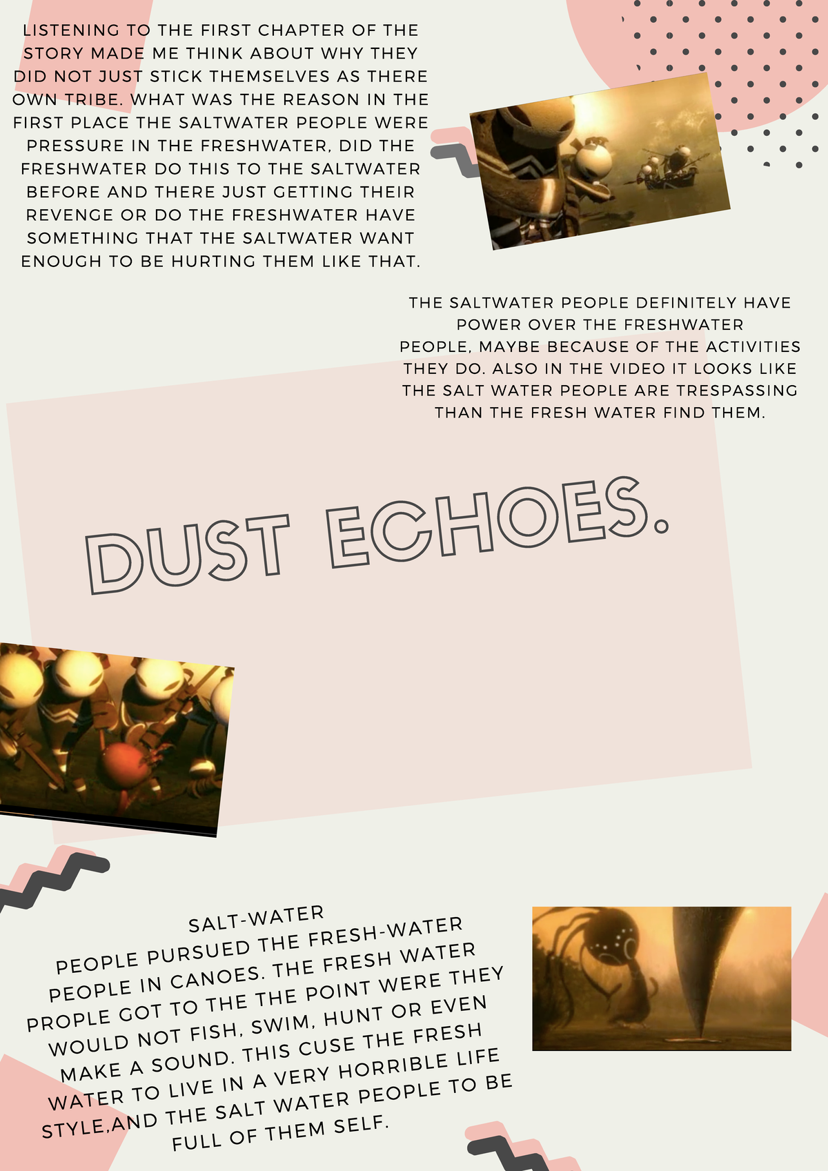 Pastel Abstract Classroom Jobs Poster - DUST ECHOES. SALT WATER PEOPLE ...
