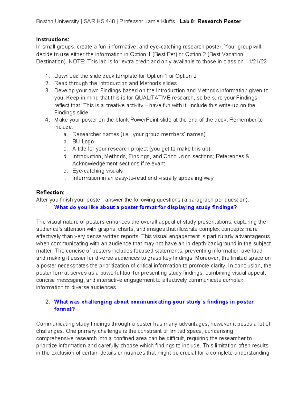 10. Research Poster Lab - Boston University | SAR HS 440 | Professor ...