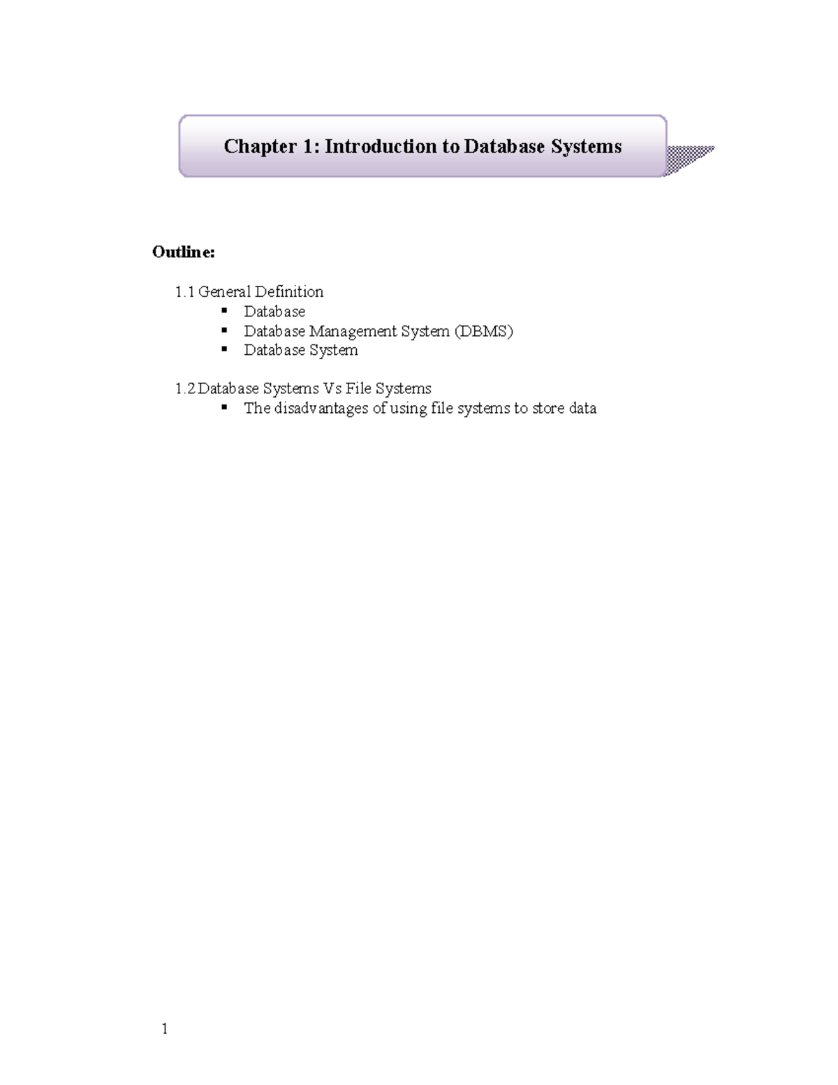Ch1 Introduction Database Database Management System Dbms Database 9803