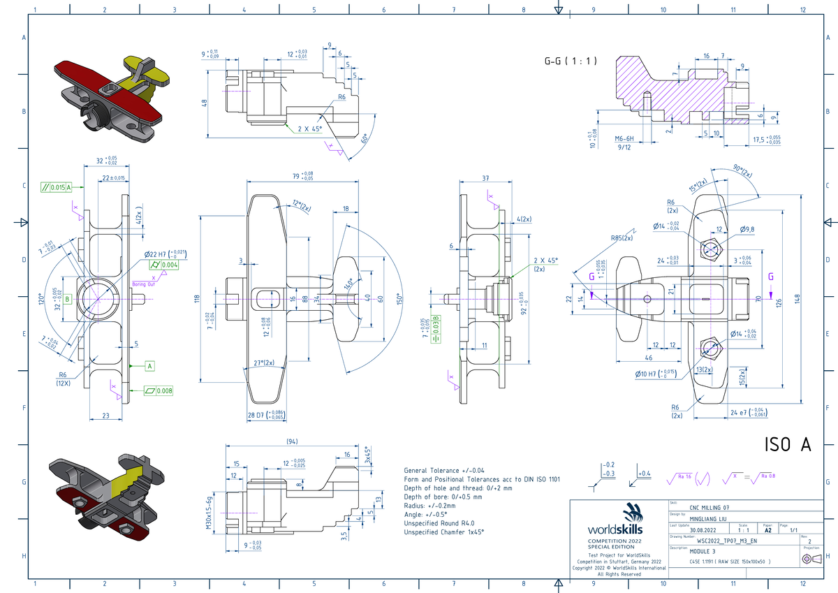 WSC2022SE TP07 M3 EN(ISO A)-A3-10 actual en - 1 G-G ( 1 : 1 )G G ABDC ...