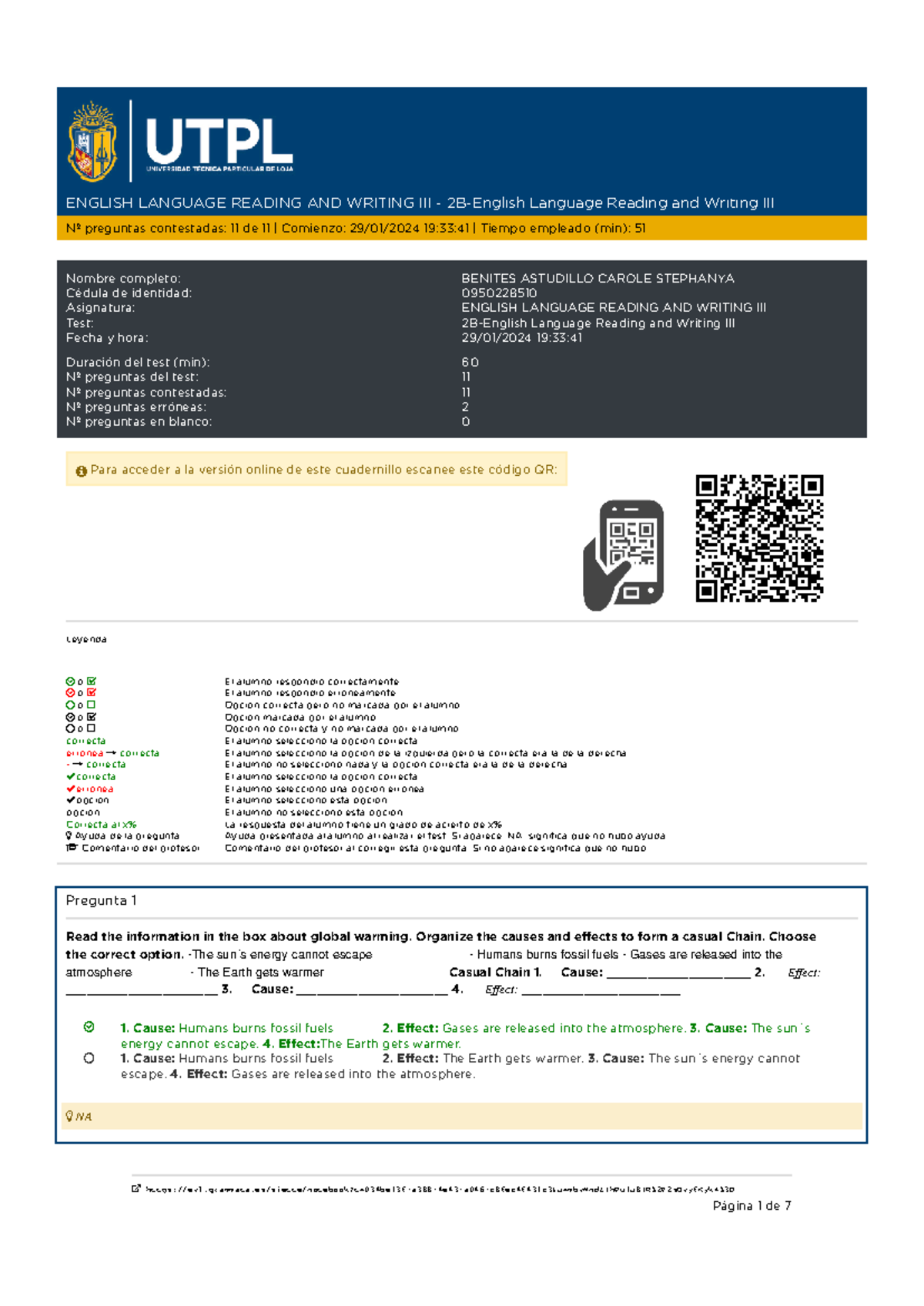 Reading AND Writing 3 2B - ENGLISH LANGUAGE READING AND WRITING III ...
