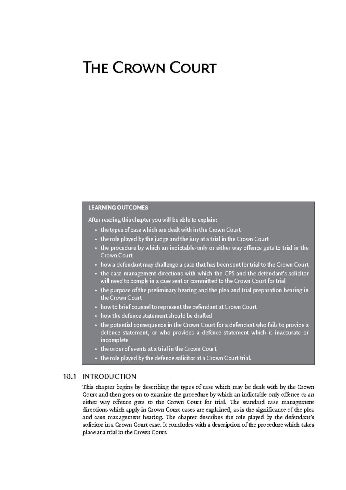 The Crown Court - The standard case management directions which apply ...