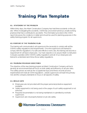 Performance Assessment: Business Management Tasks - AVM1 task 2 ...