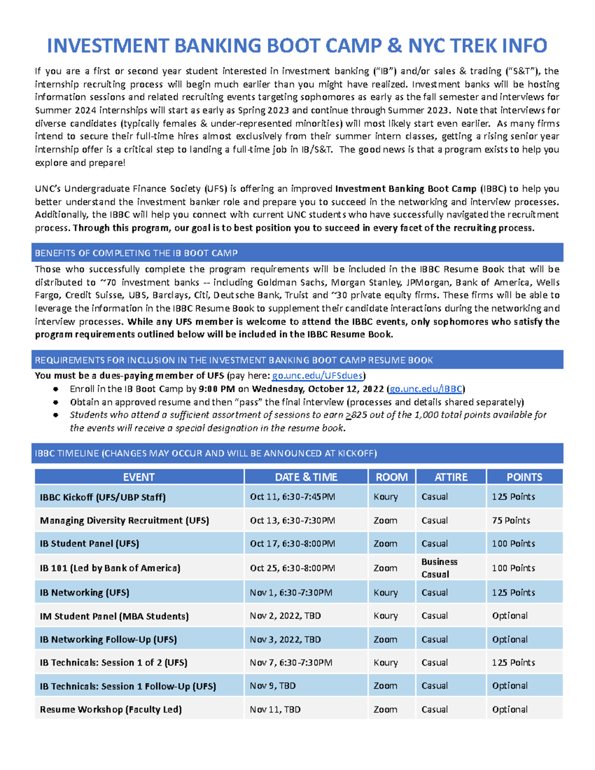 Investment Banking Boot Camp Flyer(2022-2023) - INVESTMENT BANKING BOOT ...