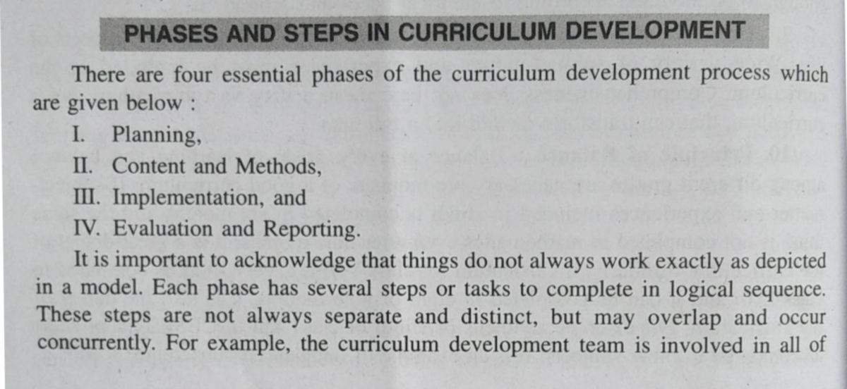 Phases&stepsofcurriculumdevelopment - PHASES AND STEPS IN CURRICULUM ...