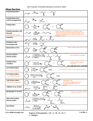 Orgo Chapter 12 Notes - Chapter 12: Free Radical Reactions Radical ...