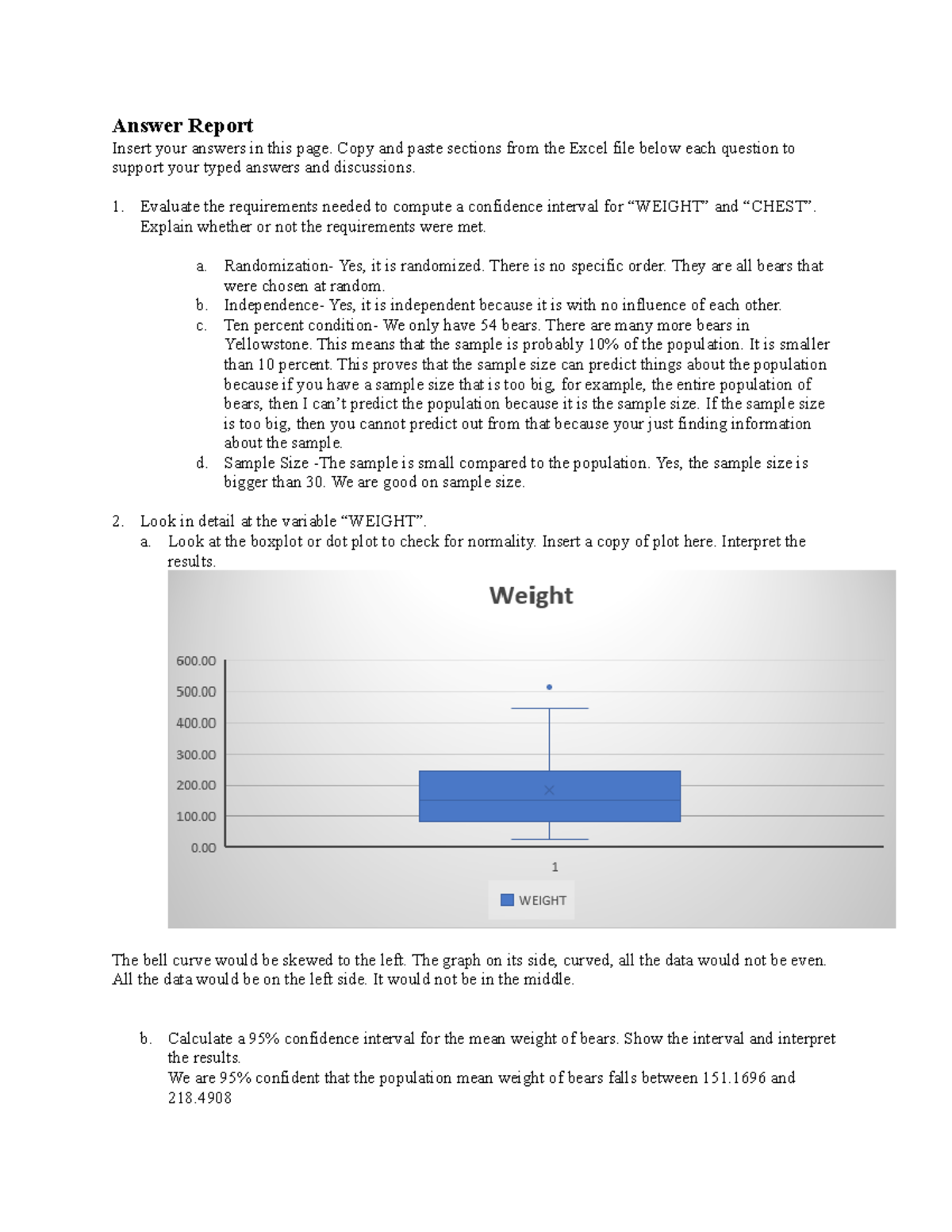 Yellowstone Answer Report - Answer Report Insert your answers in this ...