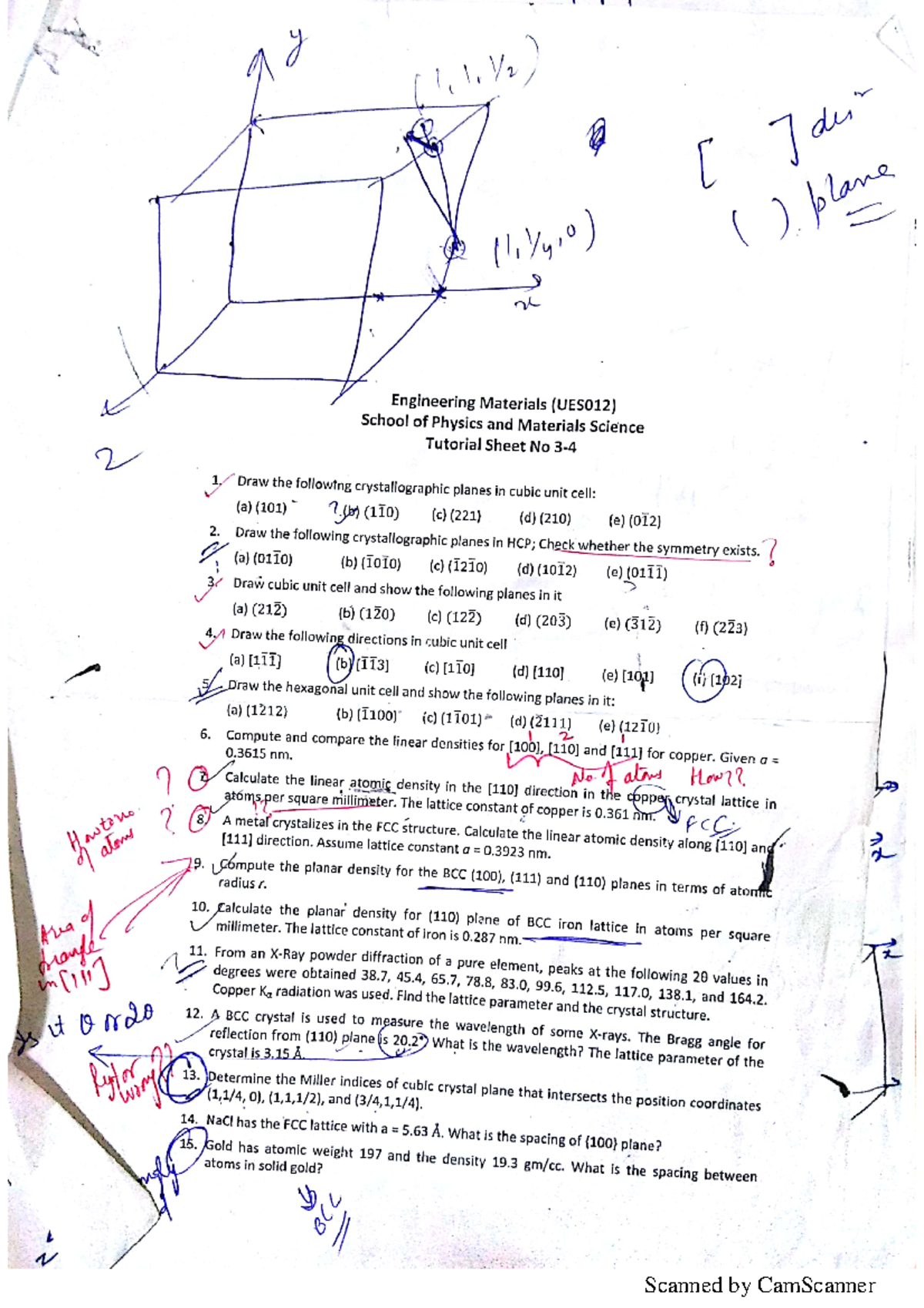 Tutorial 3-4 Solutions - Engineering design project -1 - Studocu