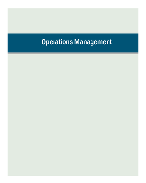 CBMEC 1 – Operation Management - Harley- Davidson Case Study - CBMEC 1A – OPERATION MANAGEMENT ...