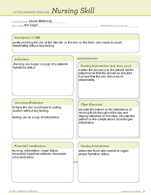 SQ Administration-Active Learning Template Nursing Skill form - ACTIVE ...