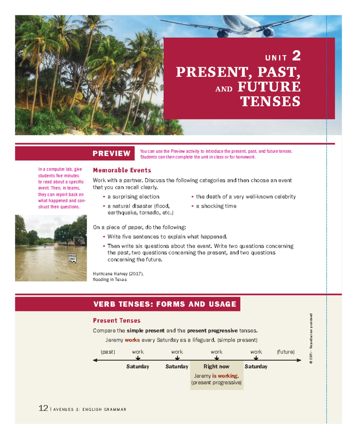 Unit 2 english - U N I T 1 2 SENTENCES AND PUNCTUATION VERB TENSES ...