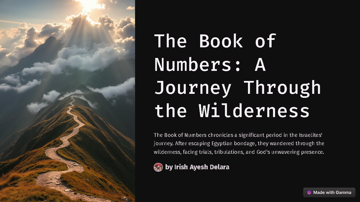 The-Book-of-Numbers-A-Journey-Through-the-Wilderness - The Book of ...