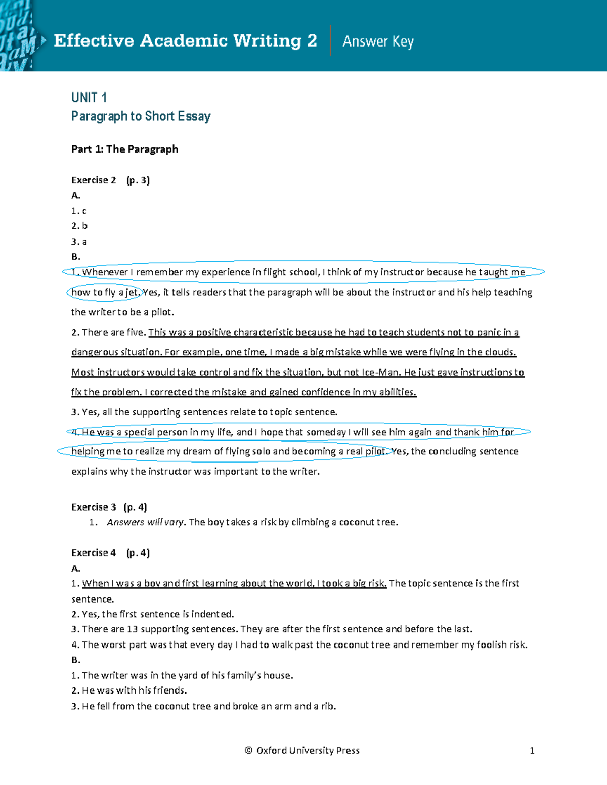 Key-wri - use for English Linguistics Major - UNIT 1 Paragraph to Short ...