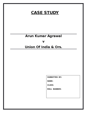 Case study - CASE STUDY Ashrafkhan @ Babu Munnekhan v State Of Gujarat ...