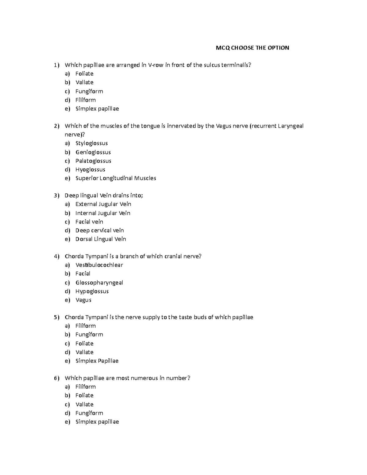 MCQ Choose THE Option - best way to learn orthodontics is through ...