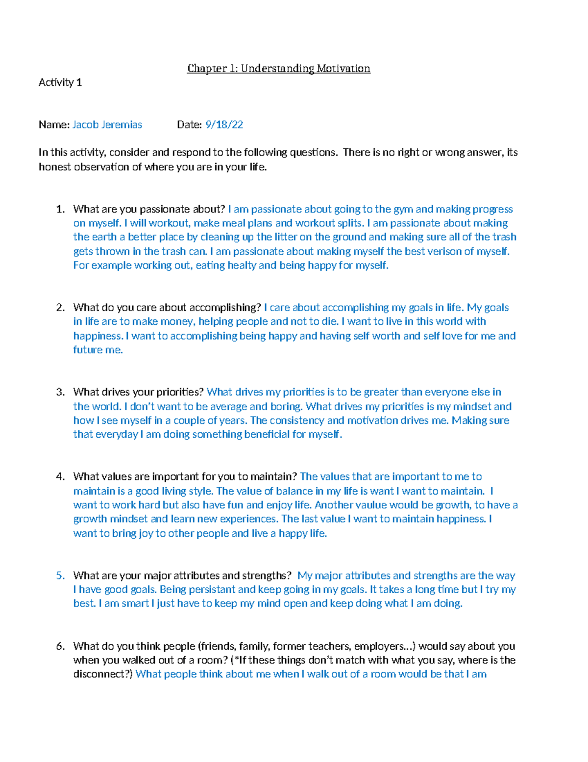 Chapter 1 Activity 1 Fillable - Chapter 1: Understanding Motivation ...