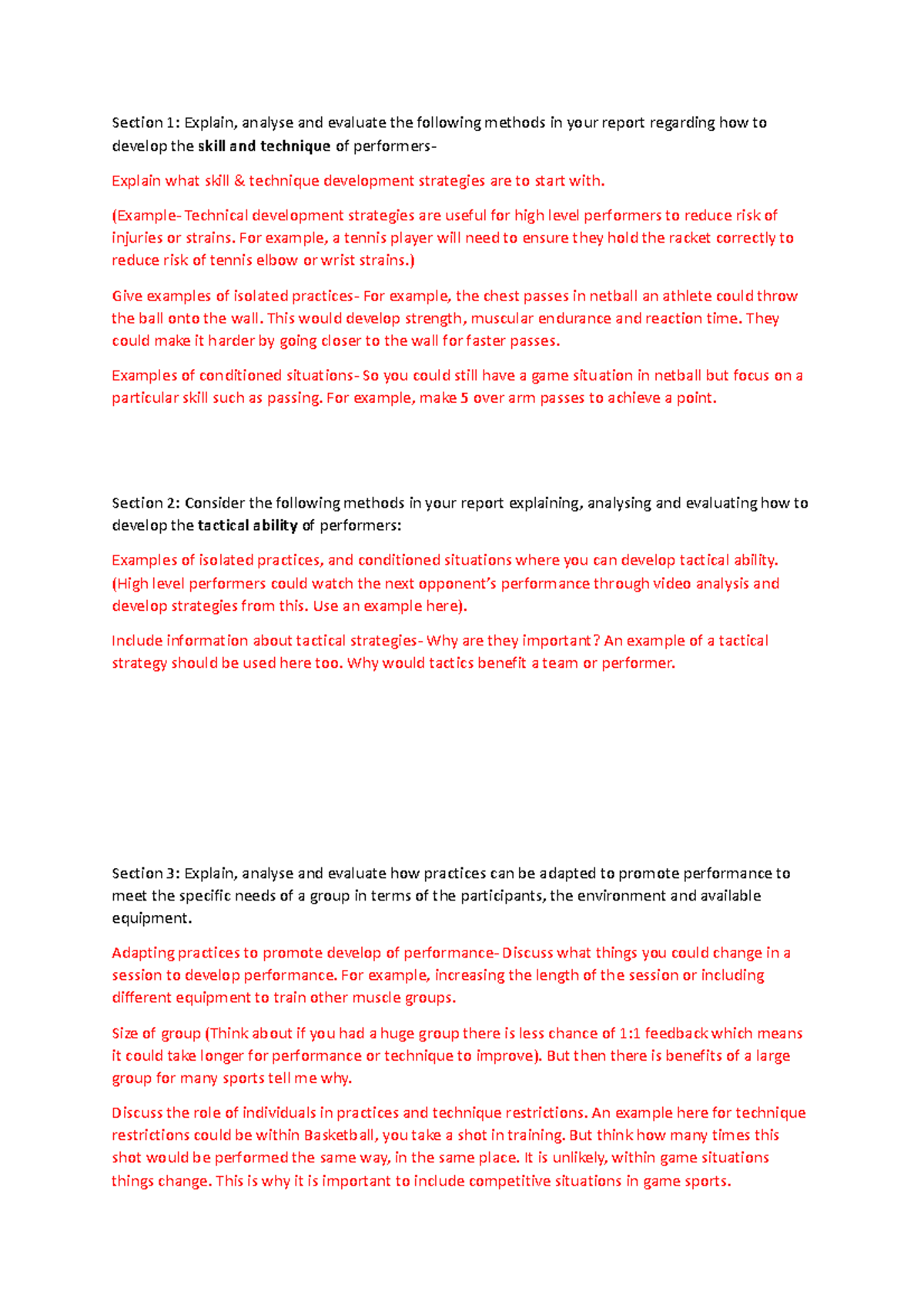 Unit 8 - Notes taken - Section 1: Explain, analyse and evaluate the ...
