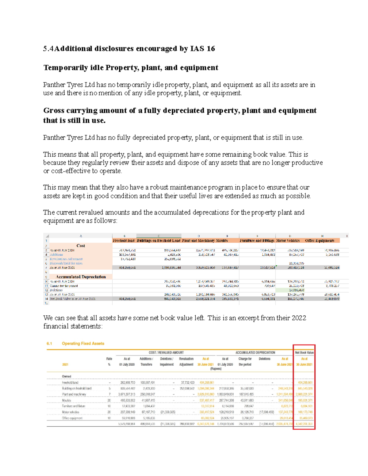 5.4 New - asdasdasd - 5 disclosures encouraged by IAS 16 Temporarily ...