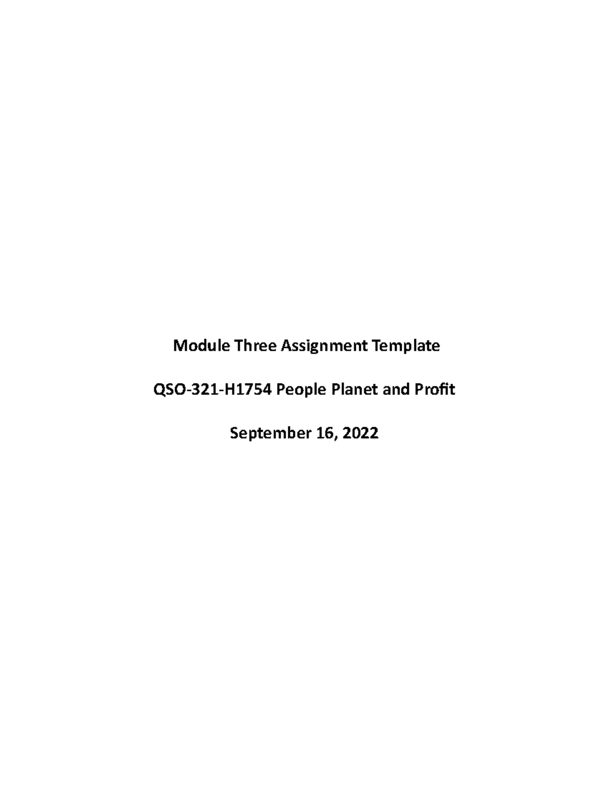 QSO 321 Module Three Assignment - Module Three Assignment Template QSO ...