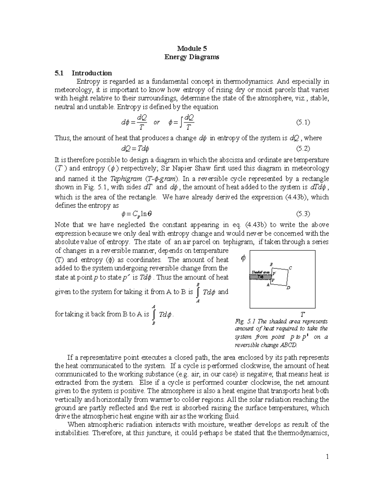 Module 5 - Atmospheric Physics - Module 5 Energy Diagrams 5 ...