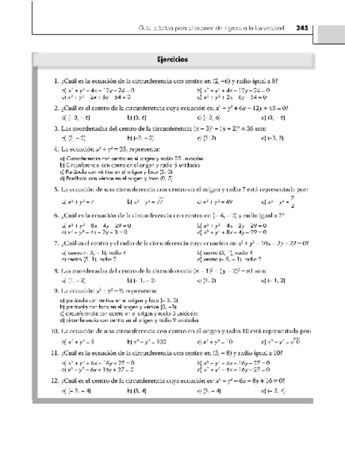 Guia Practica Pearson Conamat 11 - Algebra - Studocu