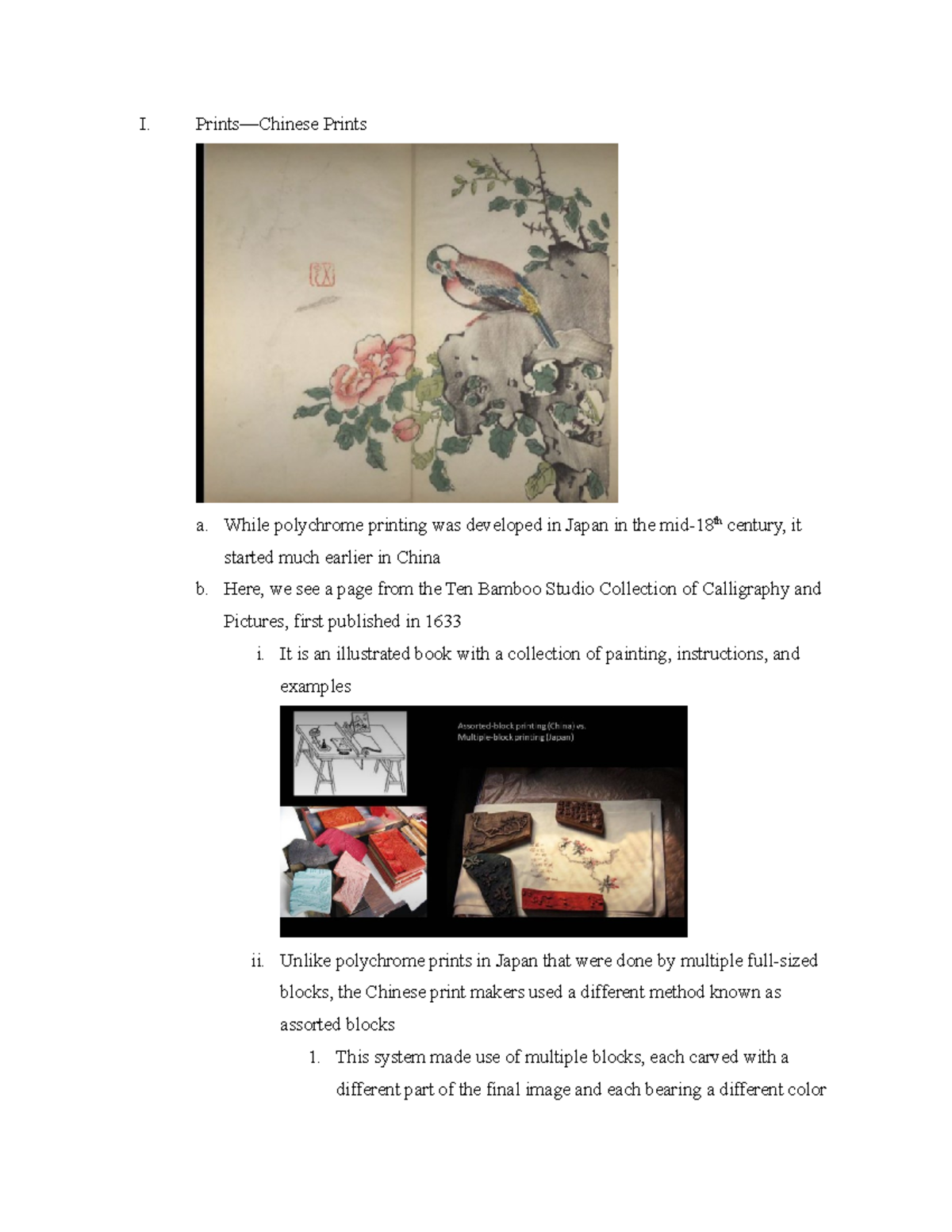 Module 14 Part 4 - Asian Art Lecture - I. Prints—Chinese Prints a ...