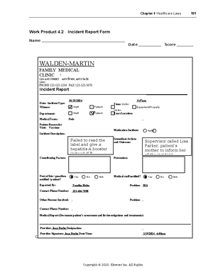 MAS115 Week 1 MA Role - Completed - MAS115 Laboratory Procedures and ...