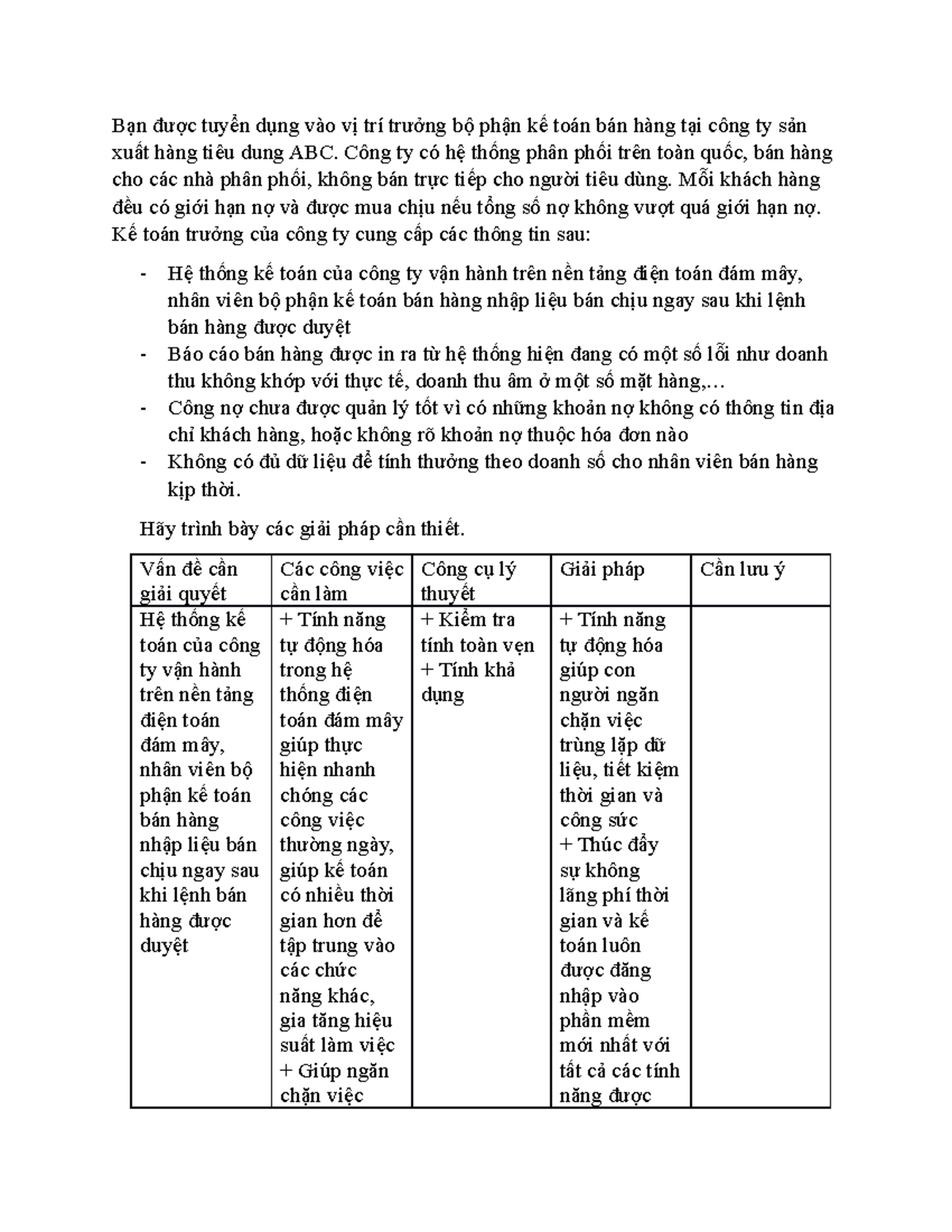 Đặng Nhật Trinh- Hệ thống ttkt - Bạn được tuyển dụng vào vị trí trưởng ...